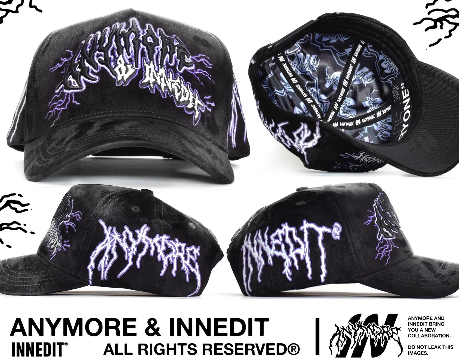 pack de 3 gorras Innedit X Anymore PREVENTA – Oaxacaps X