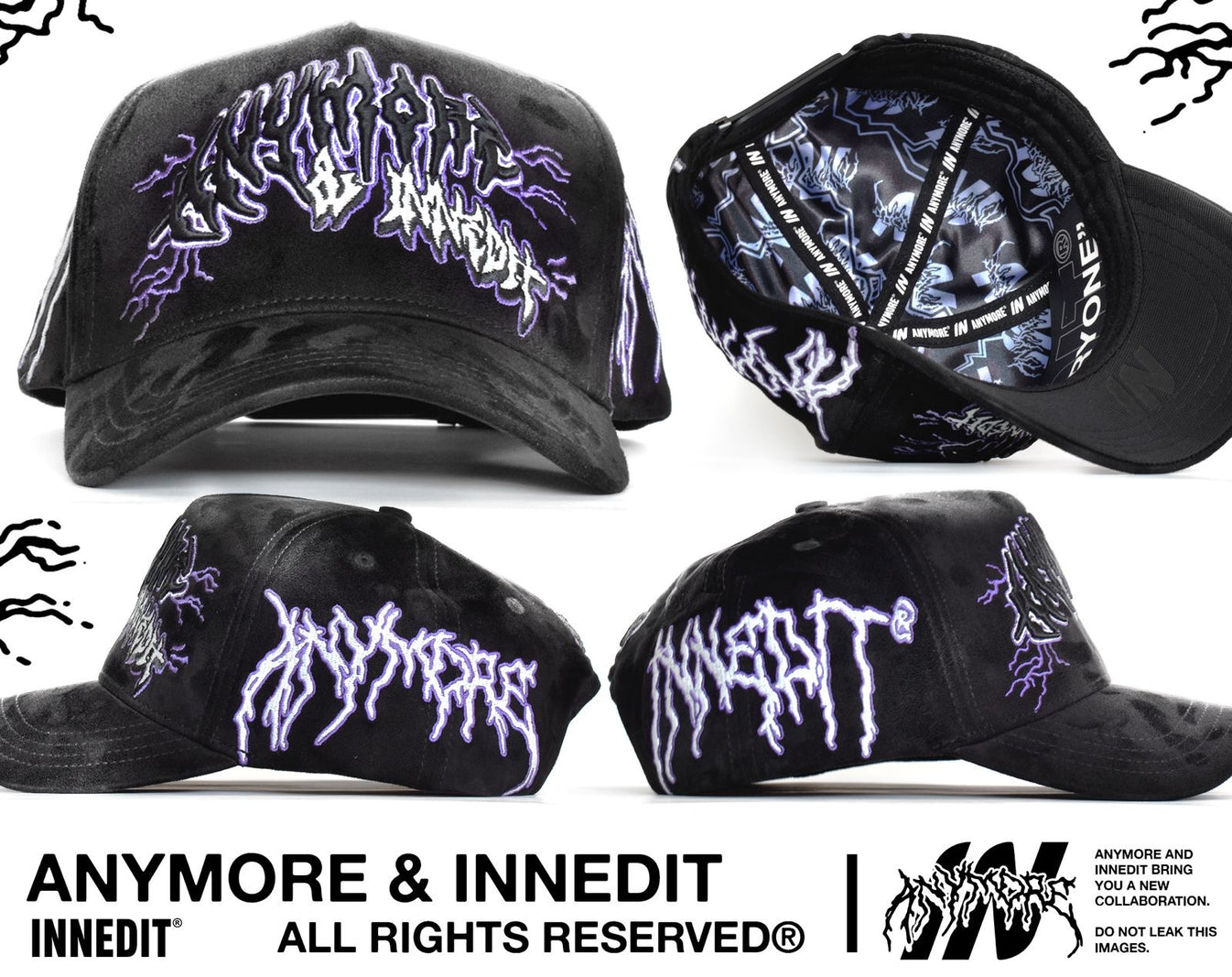pack de 3 gorras Innedit X Anymore PREVENTA – Oaxacaps X